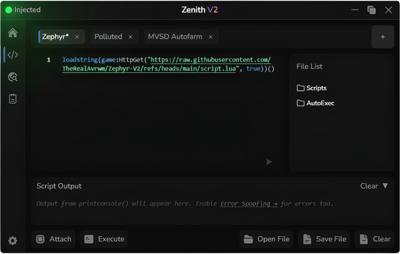 Zephyr - Premium Roblox Scripts